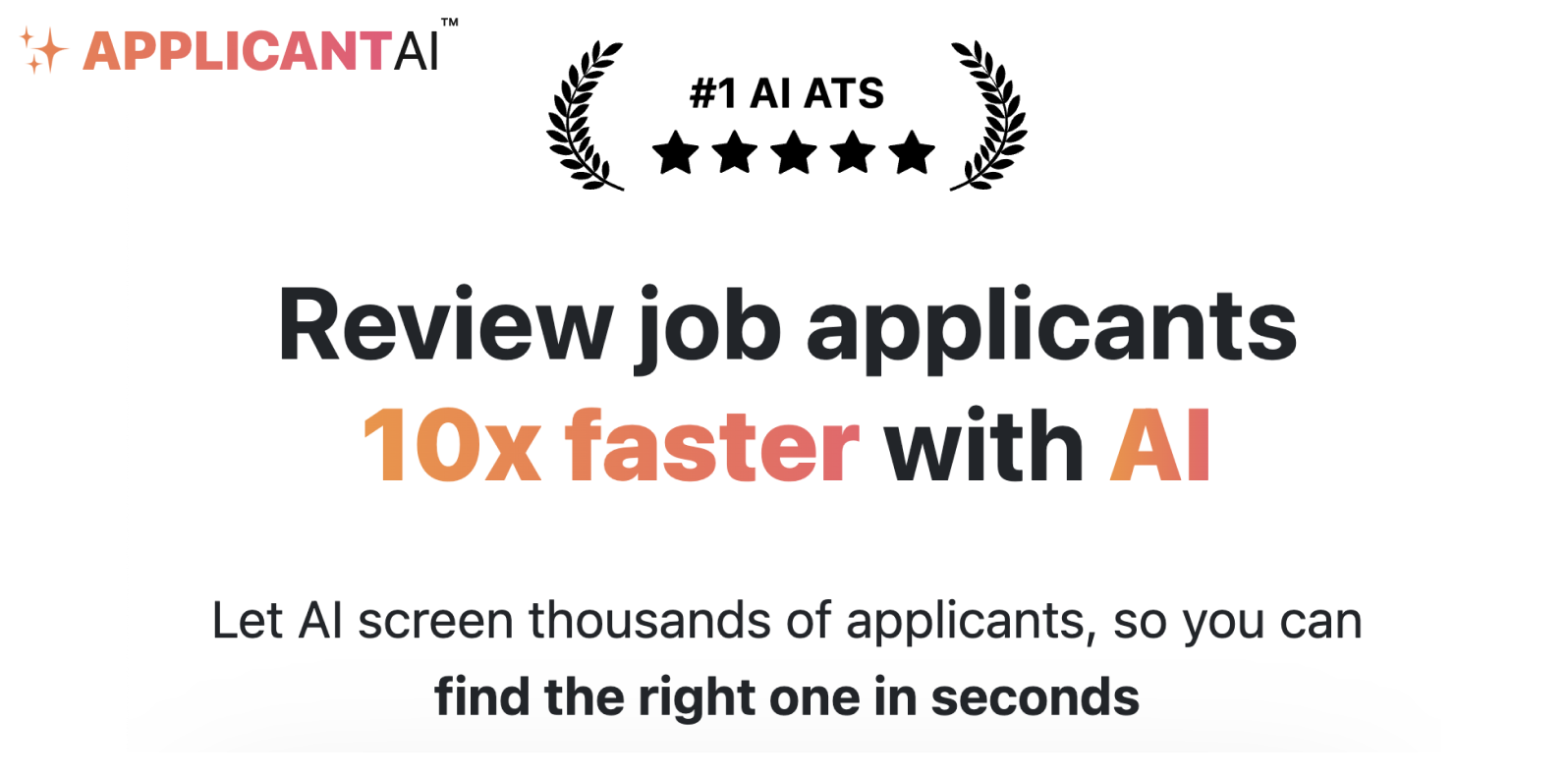 Applicant AI: Applicant tracking & recruiting software with AI (ATS)